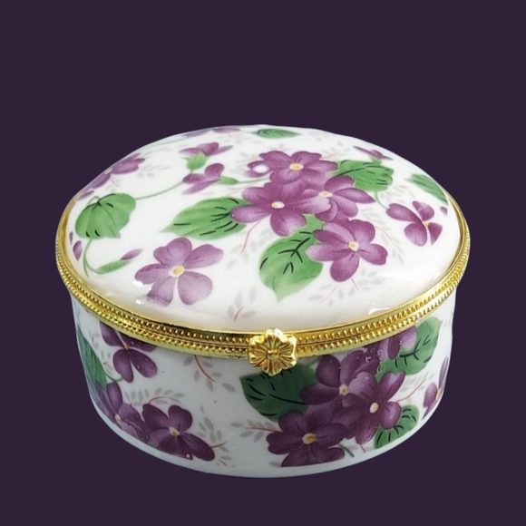 Accents | Vintage Floral Trinket Box | Poshmark